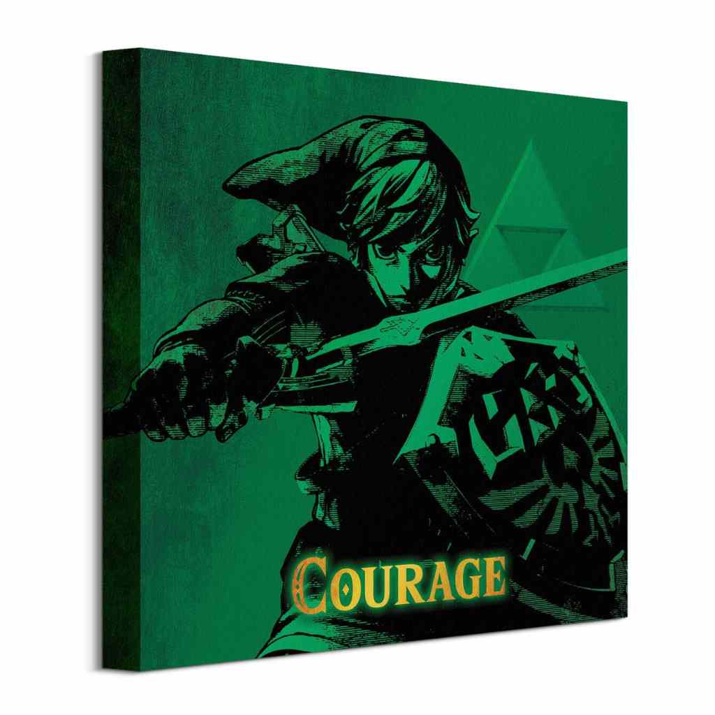 Pyramid - The Legend Of Zelda - Courage 40X40 Frame | Game Store UAE