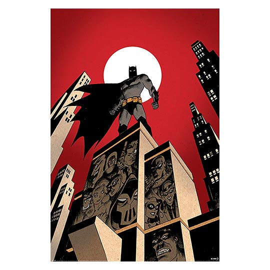 Pyramid The Batman Villain Skyline - Maxi Poster | Game Store UAE