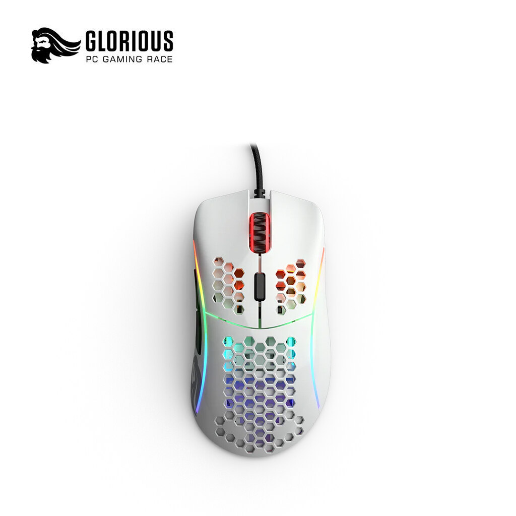 Glorious Model D- RGB Gaming Mouse - Matte White | Game Store UAE